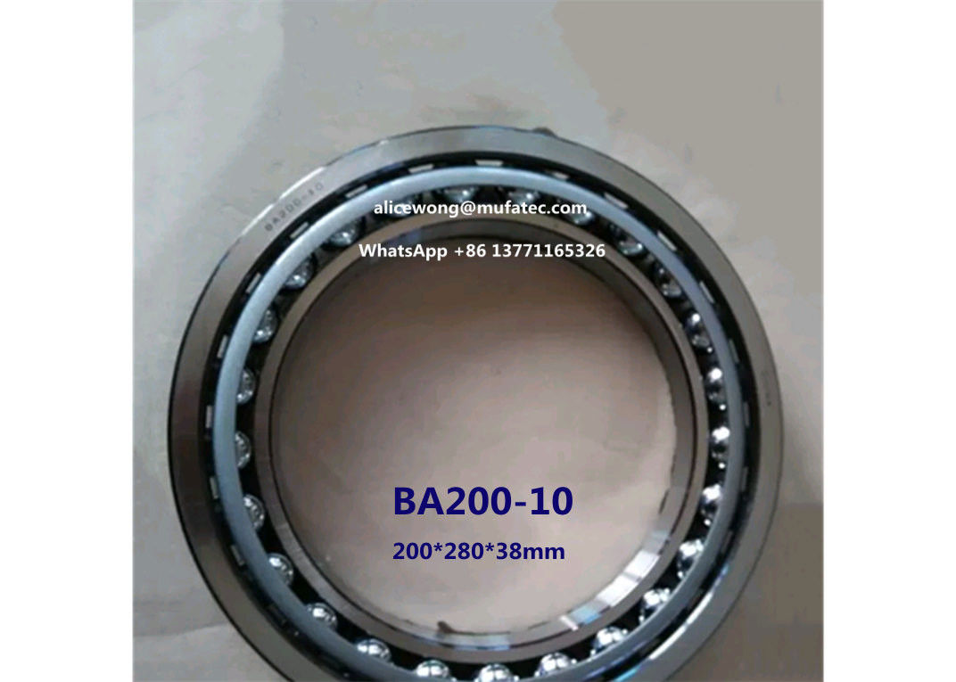 BA200-10 excavator bearing thin section angular contact ball bearing ...