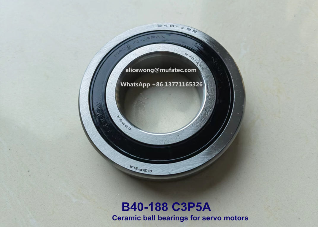 B40-188 C3P5A hybrid ceramic ball bearing high speed servo motors 40*80 ...