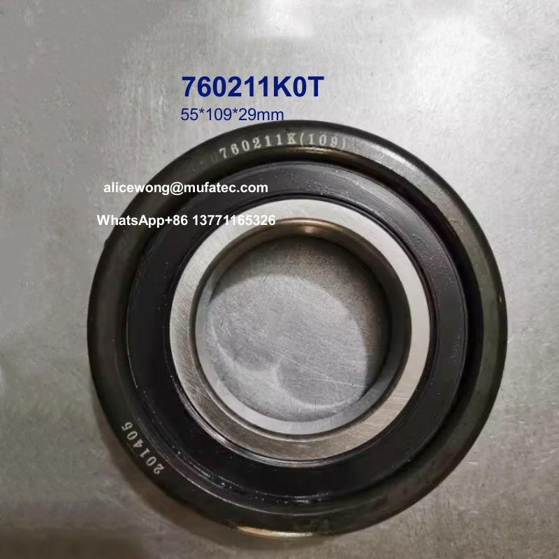 Heavy ball bearings 55x109x29mm for duty fork truck bearings 760211K0T